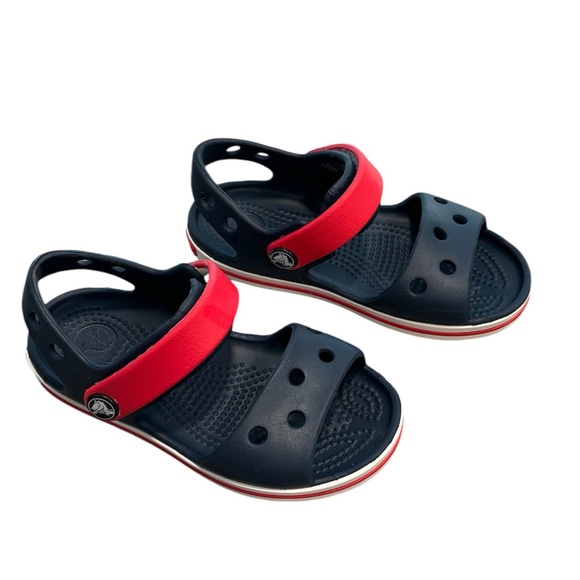CROCS | Shoes | Crocs Bayaband Unisex Sandal Red White And Blue | Poshmark